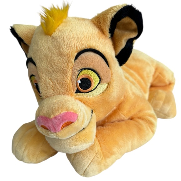 Disney | Toys | Disney Store The Lion King Simba Cub Laying Plush ...